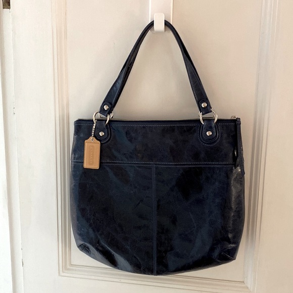 Coach | Bags | Coach Navy Tote New Without Tags | Poshmark